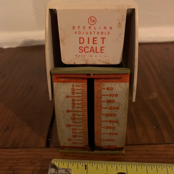 Kitchen | Vintage Food Scale Sterling Adjustable Diet Scale Collectors ...